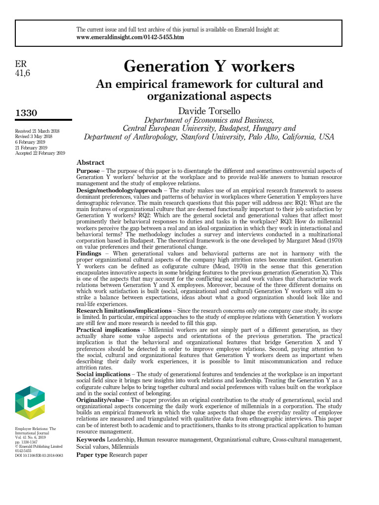 Generation y | PDF