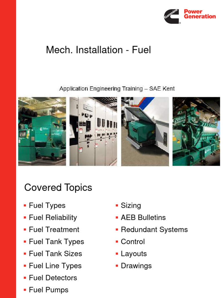 8.1. Mech. Installation - Fuel | PDF