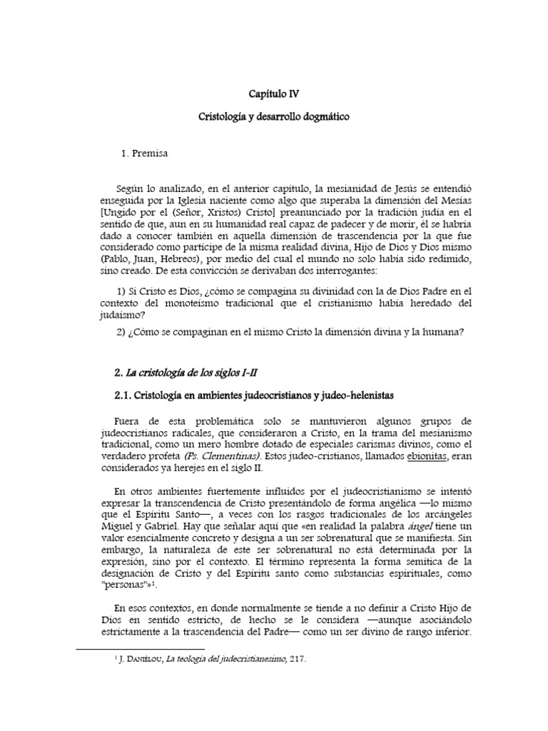 Capítulo IV Desarrollo Dogmático 2023 | Descargar gratis PDF | Ireneo ...