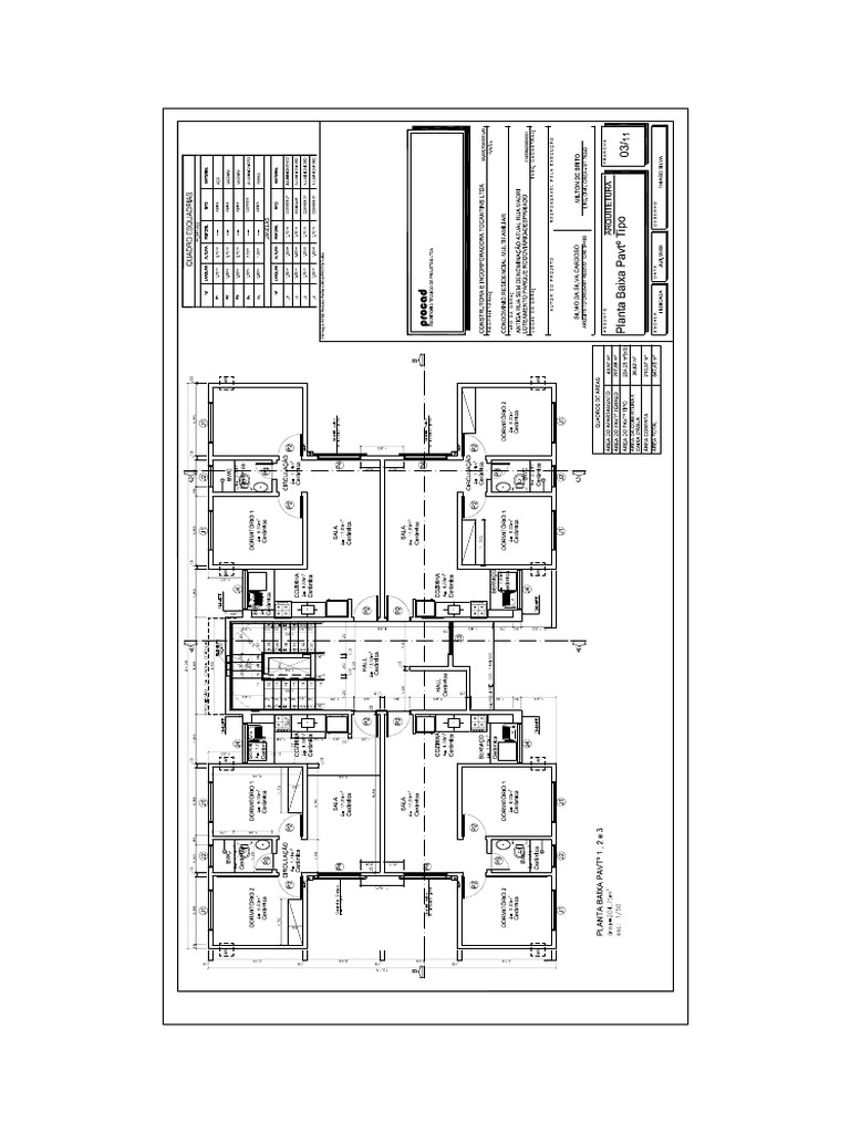 Arquitetura Predios Planta Baixa Pav Tipo | PDF