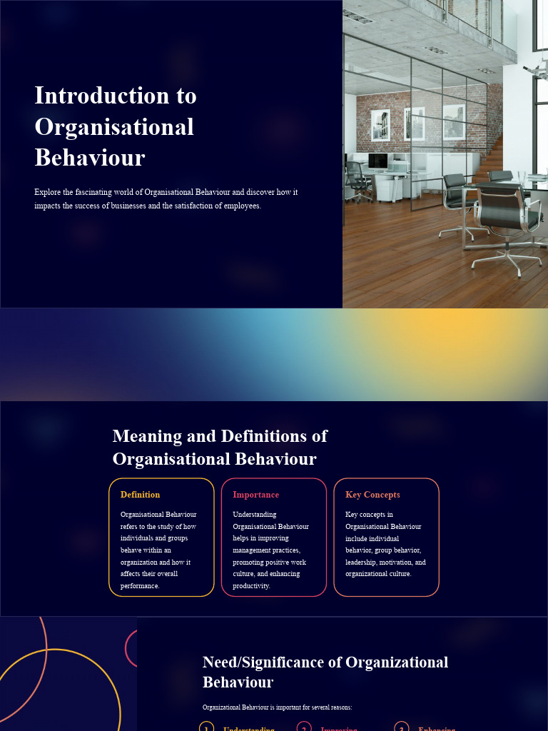 Introduction To Organisational Behaviour | PDF | Organizational Behavior | Behavior