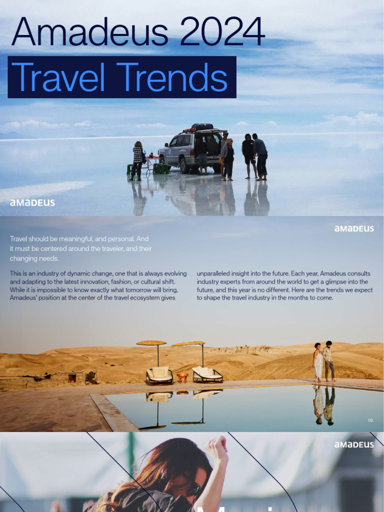 Amadeus Travel Trends 2024 Pdf Business Class Airlines
