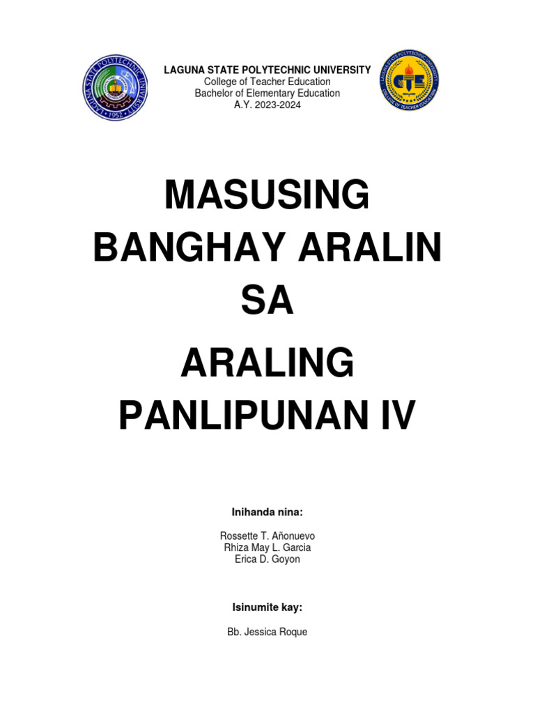 Lesson Plan BEED 4 1 | PDF