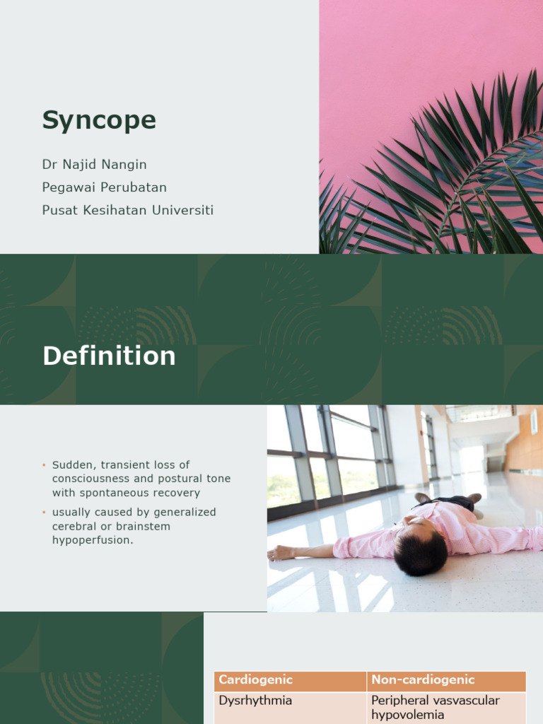 Syncope | PDF