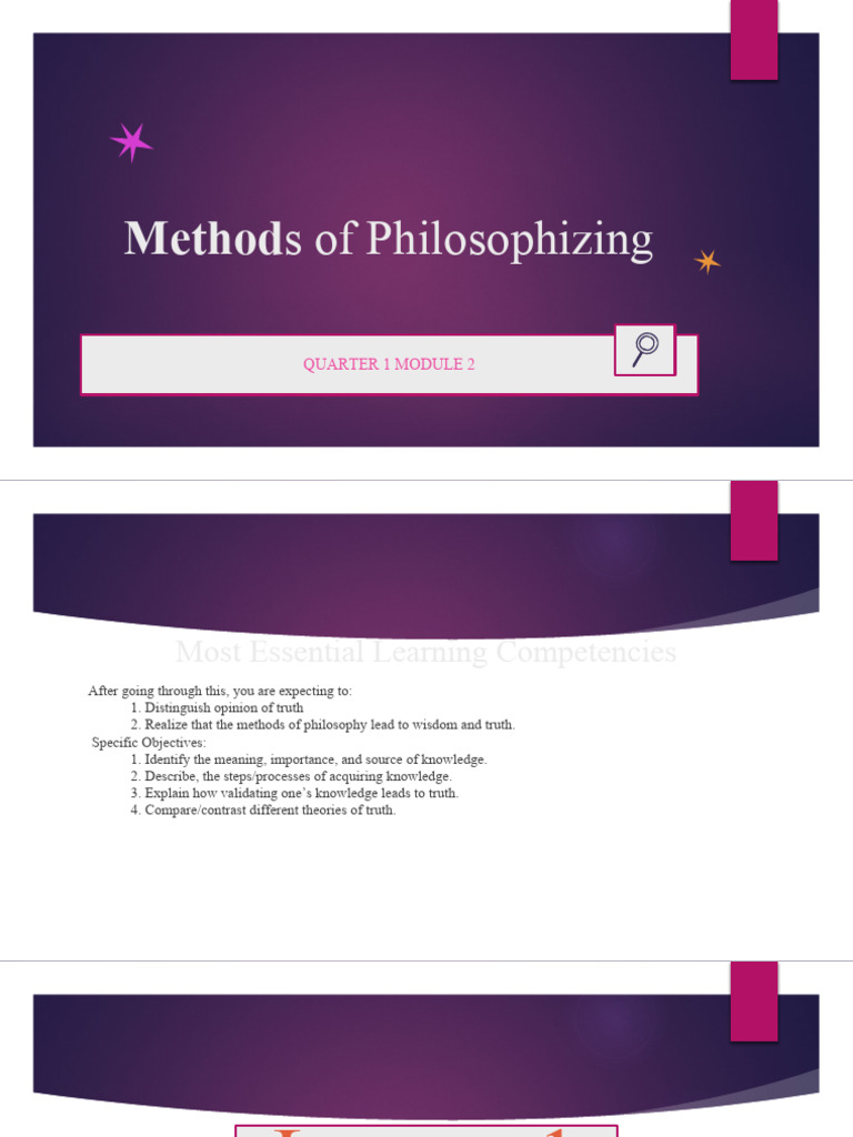 Module 2 Methods of Philosophizing Reviewer | PDF