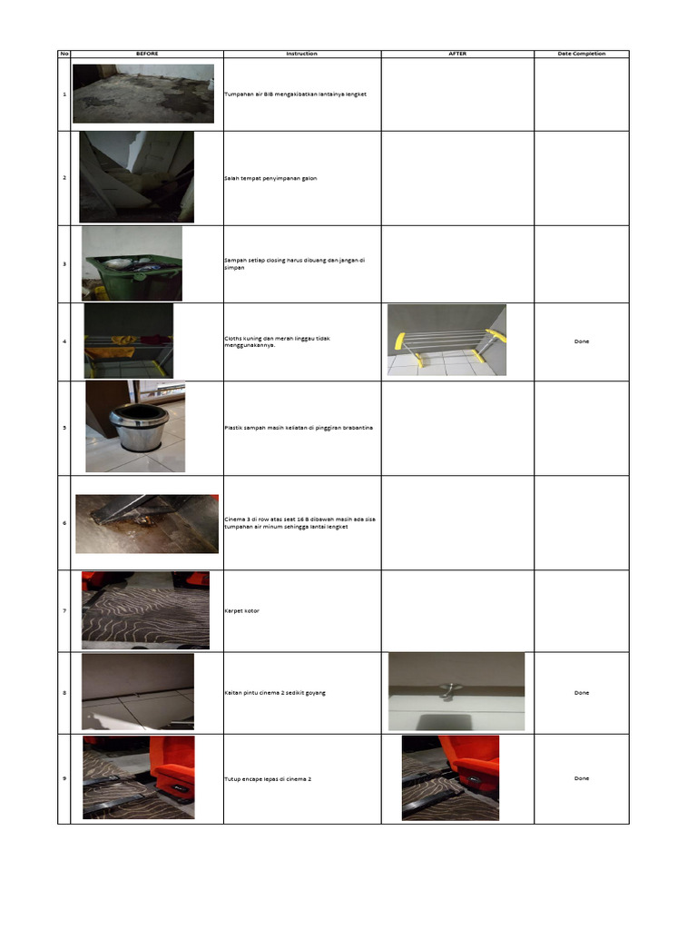 Action Plan Audit November | PDF
