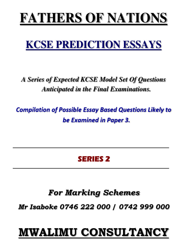 Fathers of Nations Essays s2 | PDF