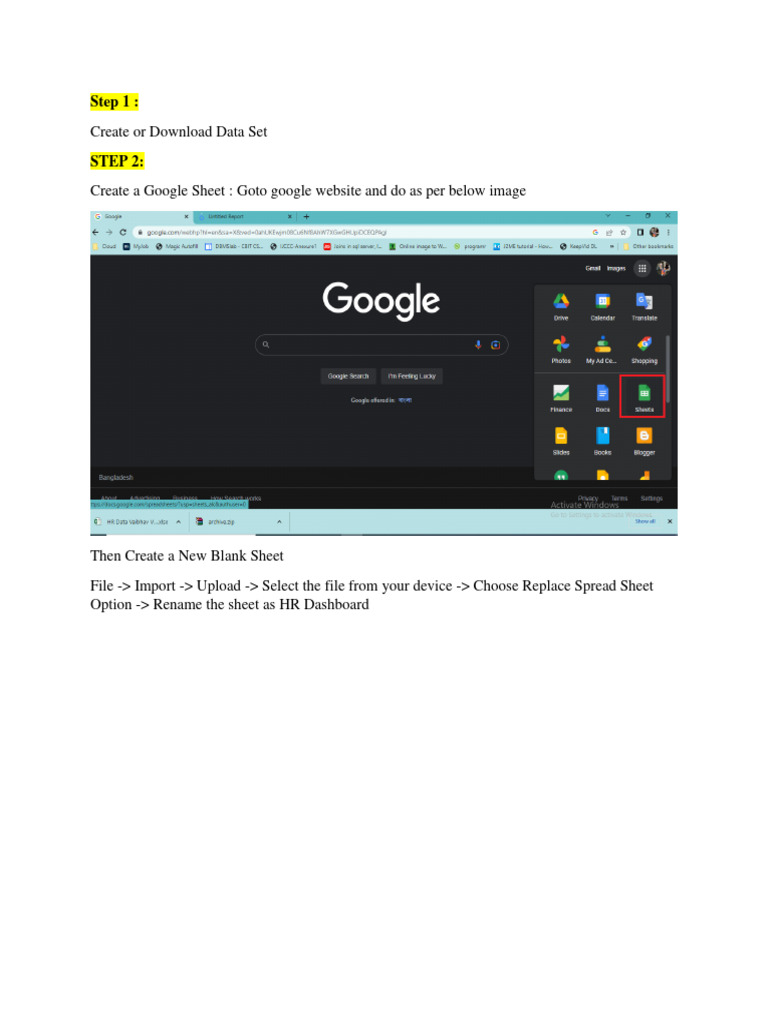 Google Studio Creation | PDF