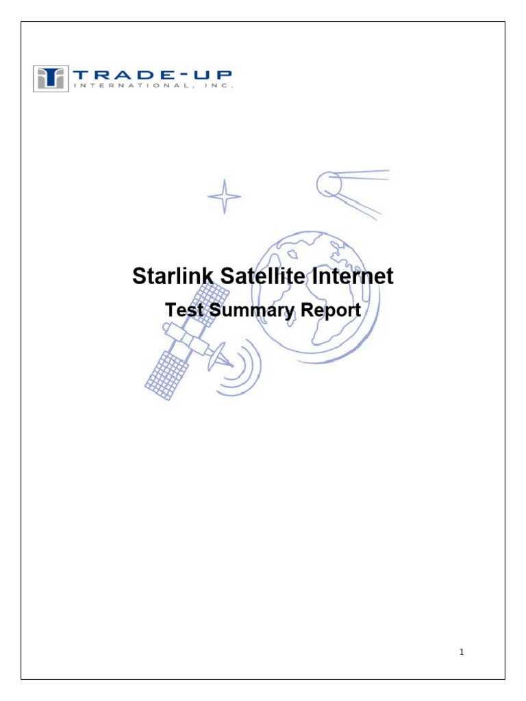 Starlink Satellite Internet | PDF