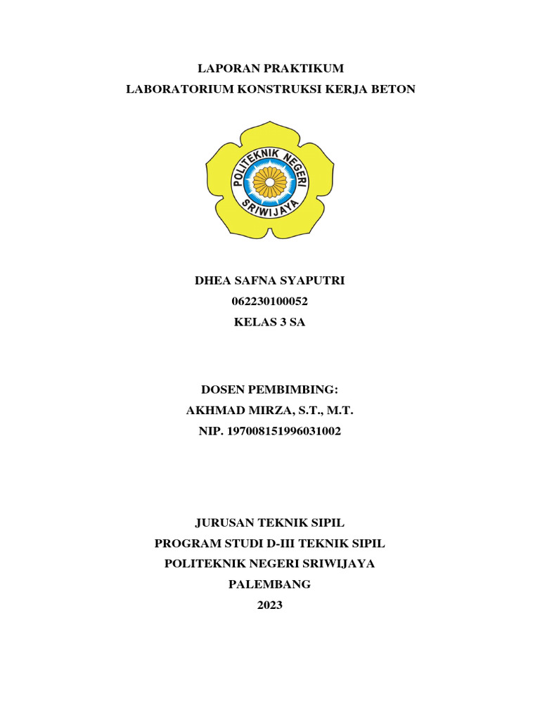 Laprak Beton Dey | PDF