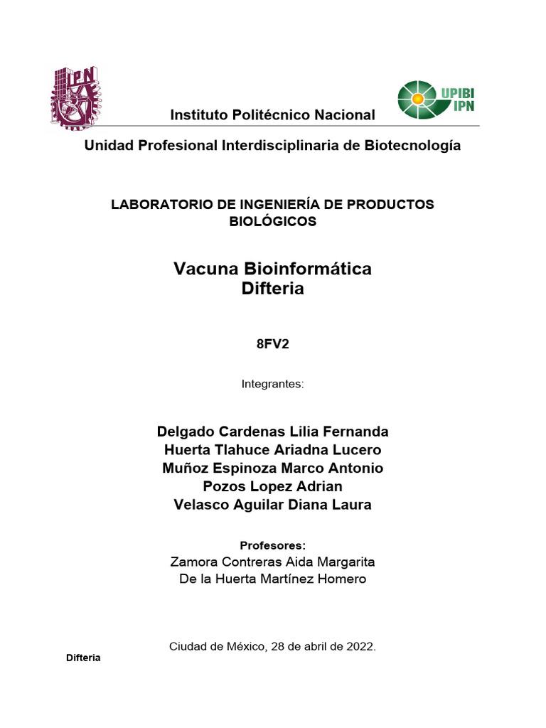 Vacuna Bioinf | PDF | Proteínas | Especialidades Medicas