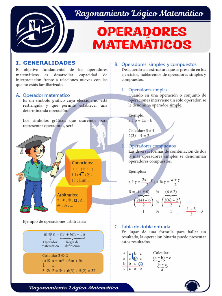 03 Operadores Matematicos | PDF