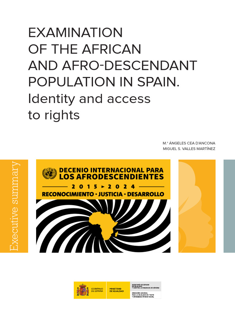 Examination of African Descendants in Spain | PDF