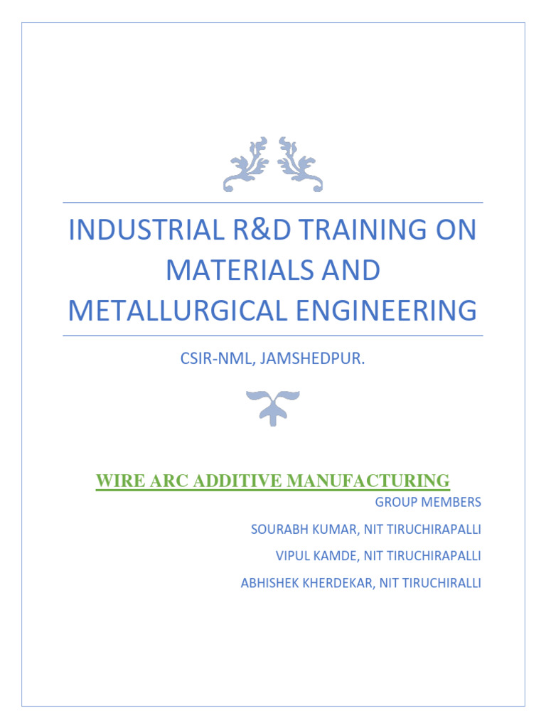 Csir-Nml, Industrial R&D Training Review Paper | PDF | Construction ... Csir-Nml, Industrial R&D Training Review Paper | PDF | Construction ...