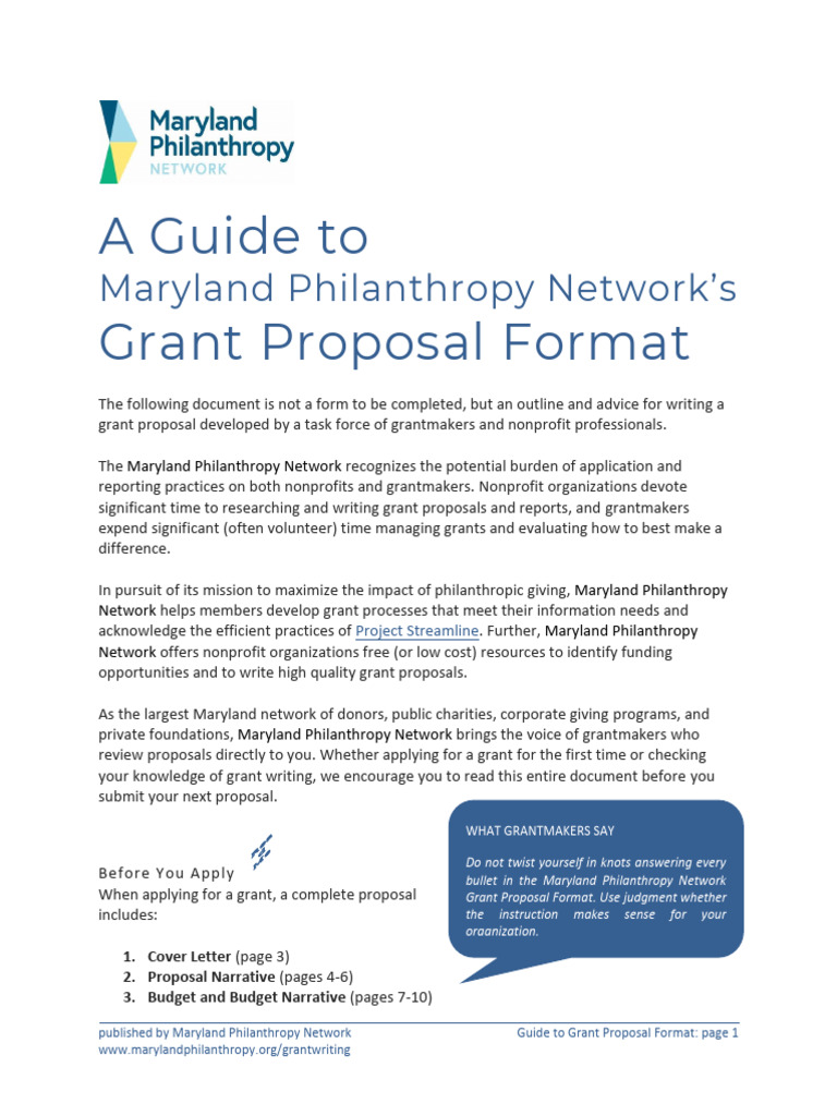 Guide MPN Grant Format | PDF | Fundraising | Evaluation