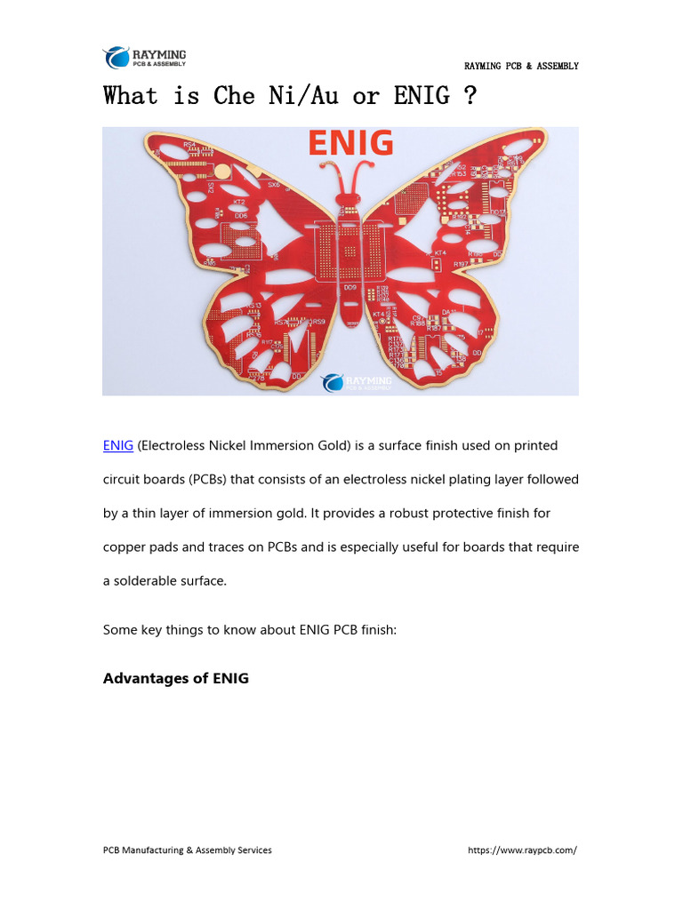 What is Che NiAu or ENIG | PDF | Printed Circuit Board | Soldering