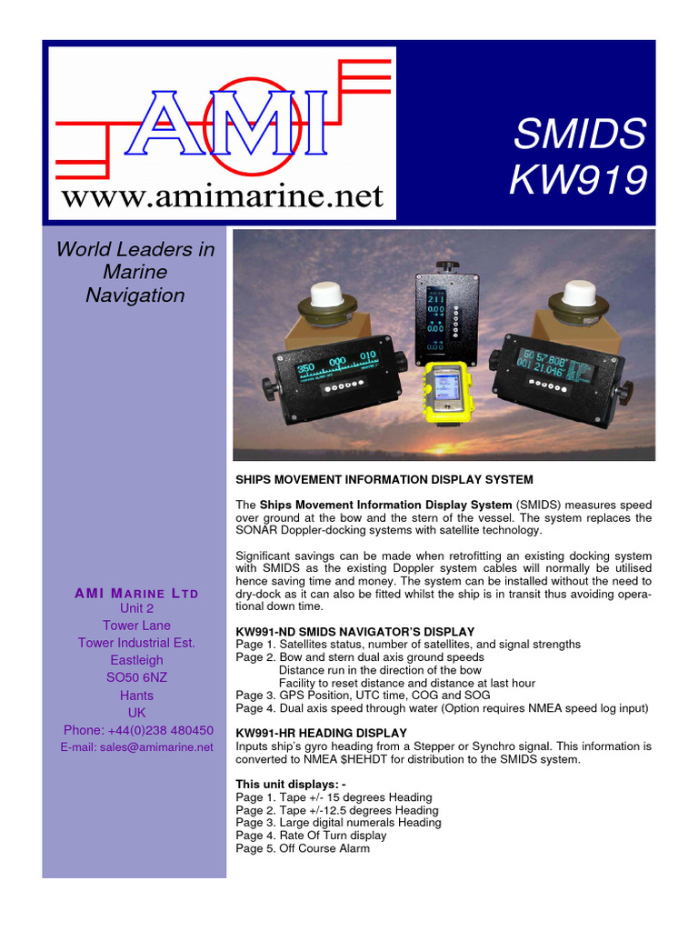 Data Sheet KW919-SMIDS Iss02 | PDF | Global Positioning System | Navigation