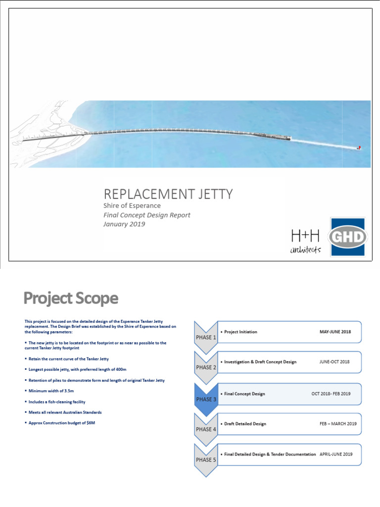 Replacement Jetty Final Concept Design Report | PDF