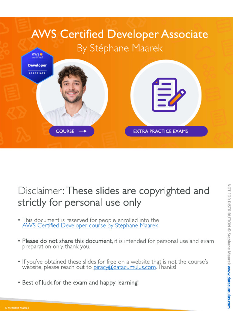 AWS Certified Developer Slides v1001001 | PDF