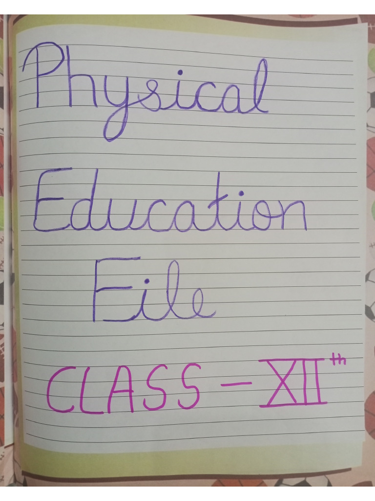 Physical Education File | PDF