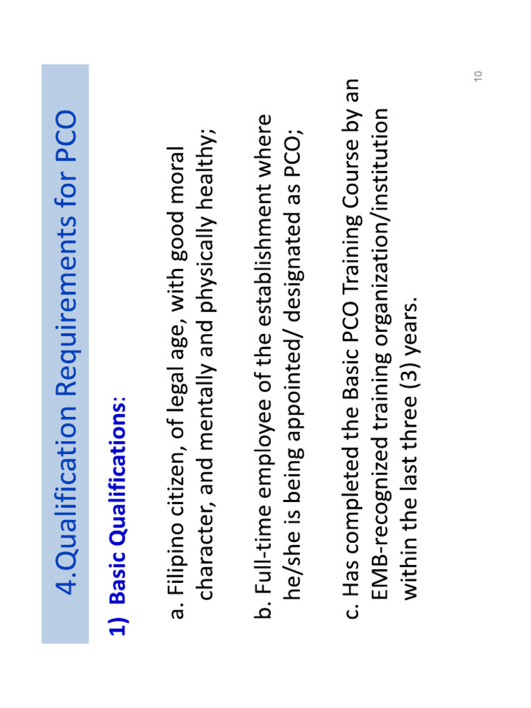 Manual PCO Accreditation Steps (Old Process) | PDF