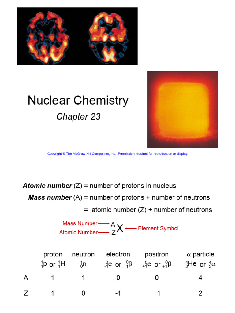 Chapter 23 Nuclear Chemistry | PDF | Neutron | Radioactive Decay
