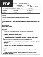 Sop of Sieve Integrity | PDF | Business Process | Quality