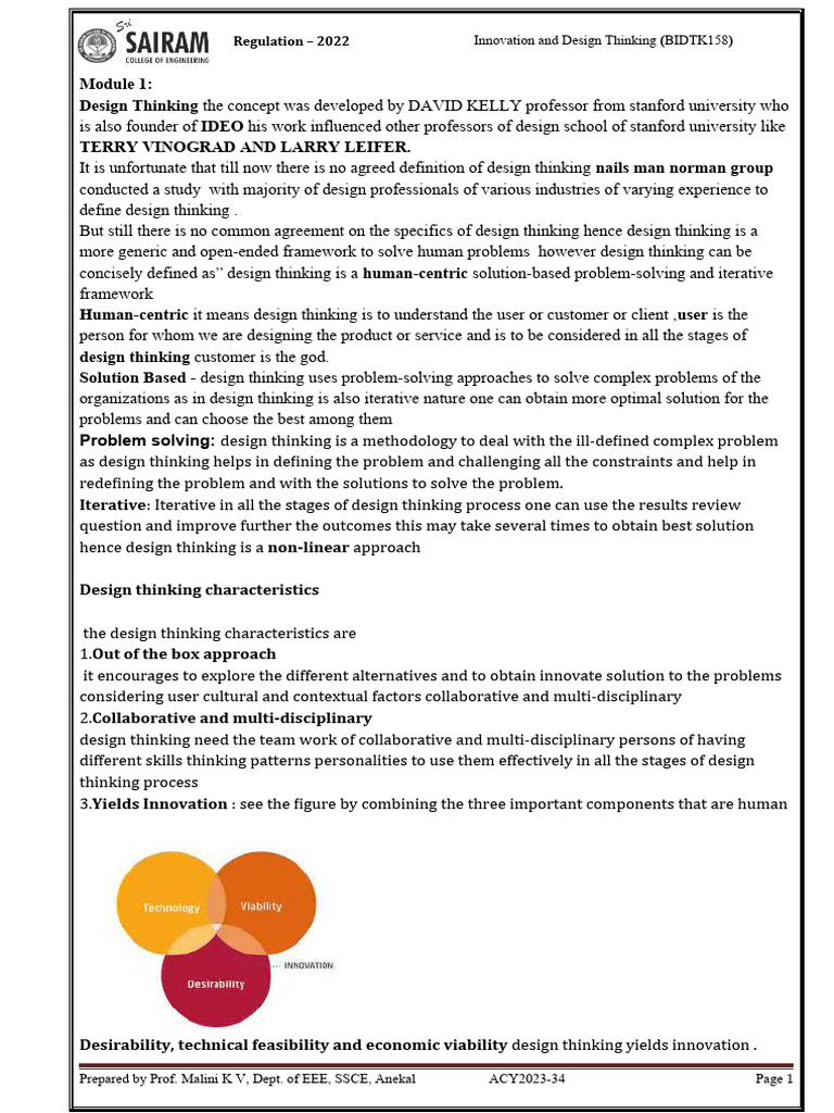 Understanding Design Thinking Pdf