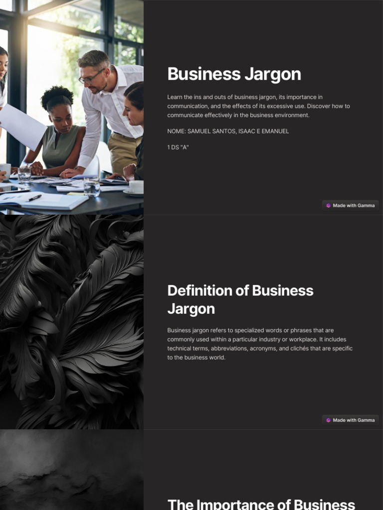 Business-Jargon - PPTX 20231126 175127 0000 | PDF | Jargon | Communication