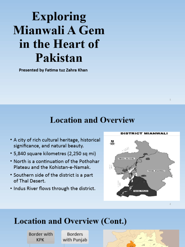Mianwali: Cultural and Historical Insights | PDF