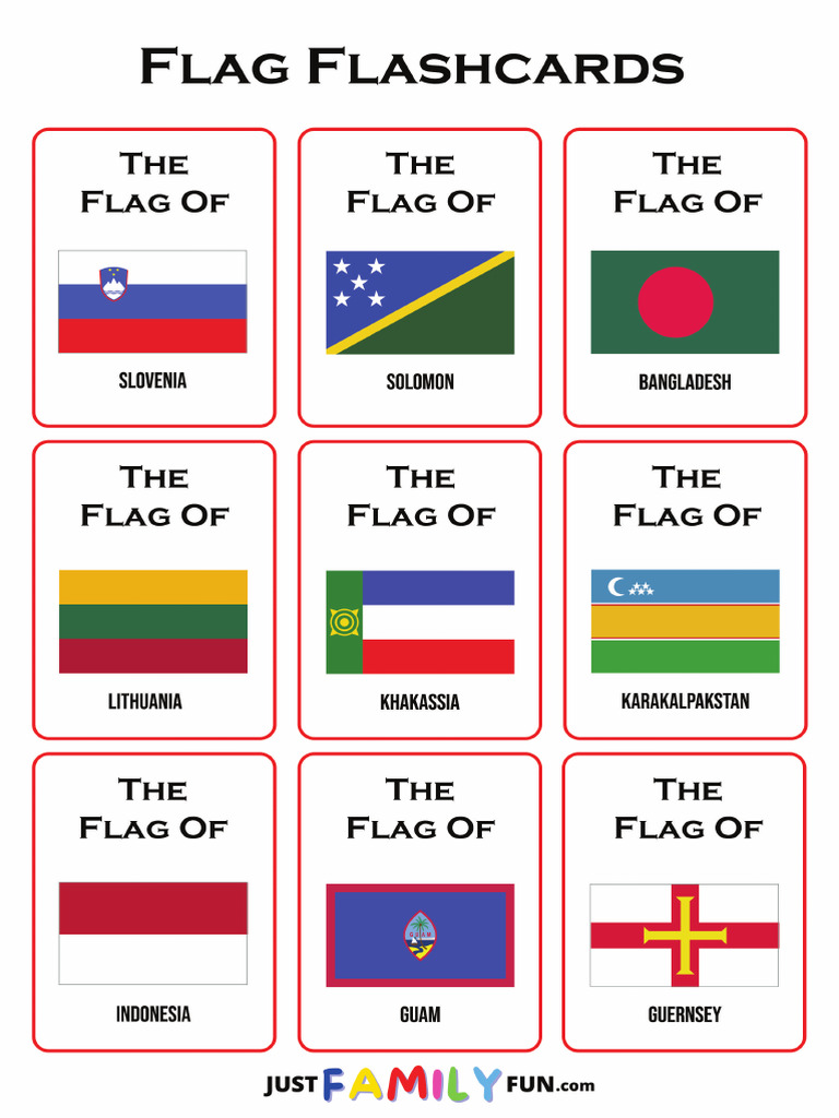 Flag Flashcards | PDF