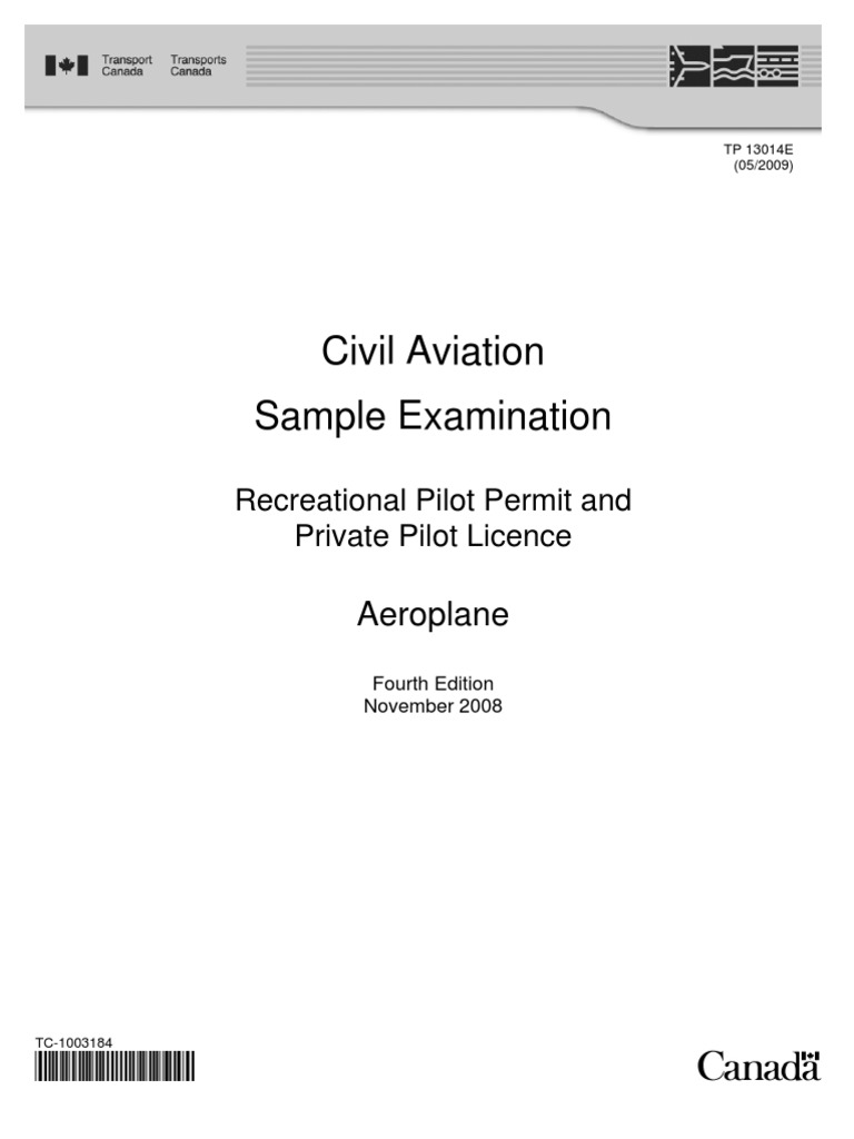 Air Sample Exam | Visual Flight Rules | Instrument Flight Rules