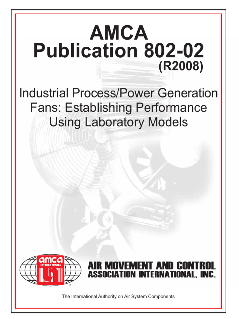 AMCA-802-02-R2008 Fans | PDF