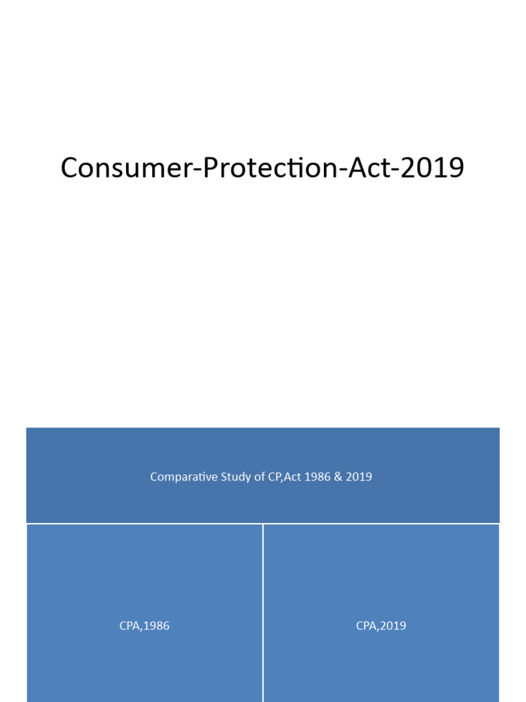 Consumer Protection Act 2019 | PDF | Consumer Protection | Mediation