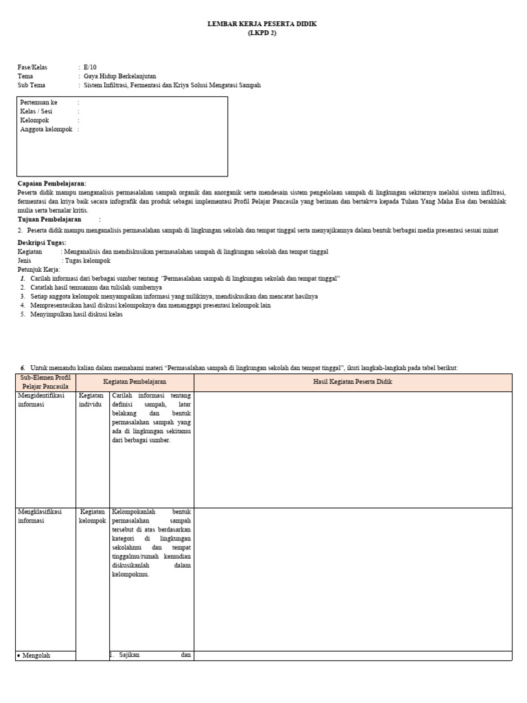 LKPD TP 2 | PDF