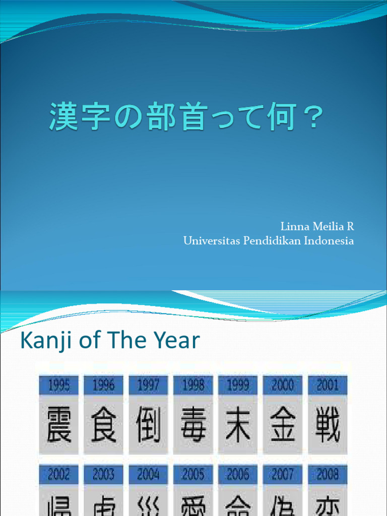 Bushu Kanji_SH1 | PDF