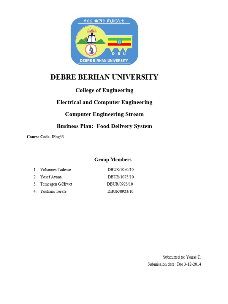 Debre Berhan University | PDF