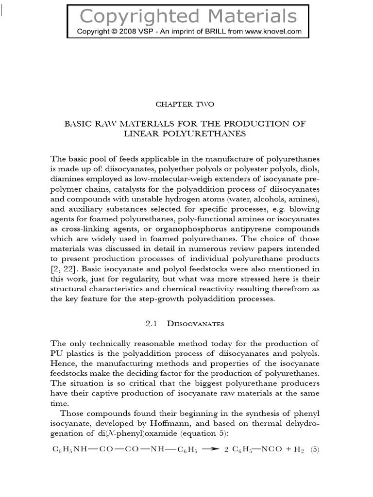 Chapter Two: C H NH CO CO NH C H C H NCO 2 + H | PDF