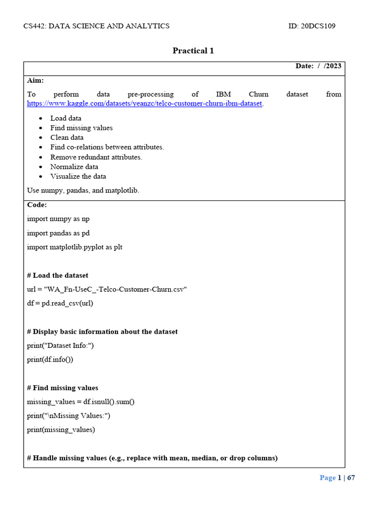 20dcs093 Dsa Practical | PDF