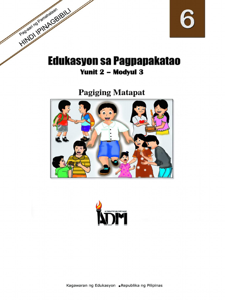 EsP6 Q2 Mod3 v4-Pagiging-Matapat | PDF