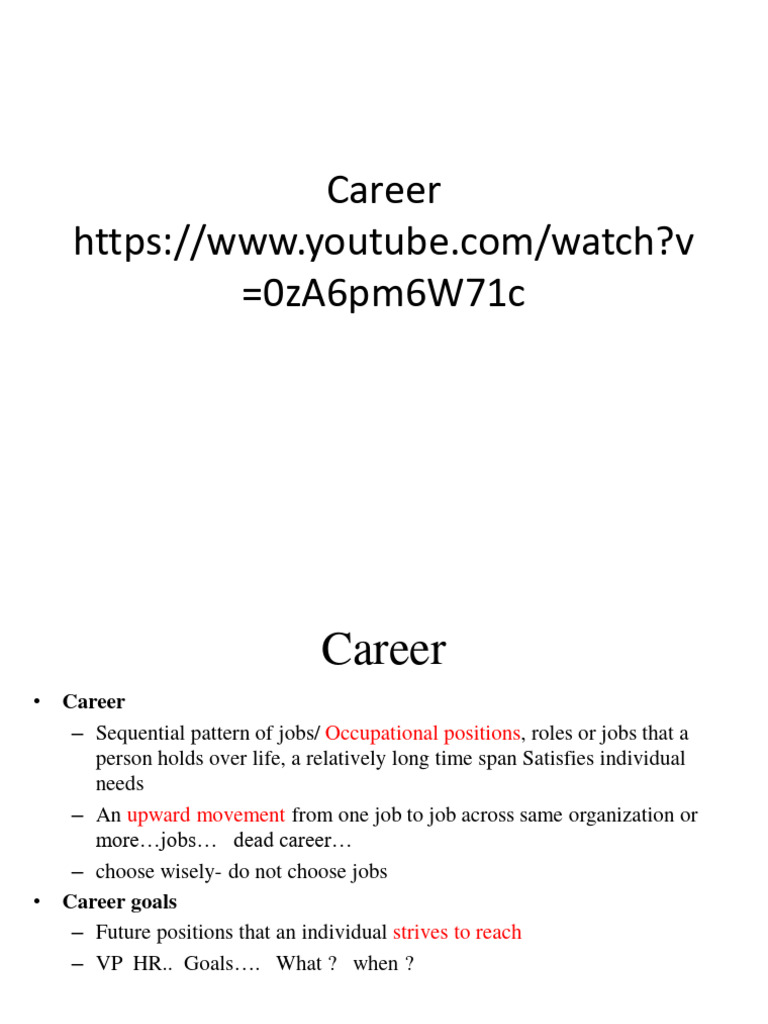 Career 202333 | PDF | Employment | Mentorship