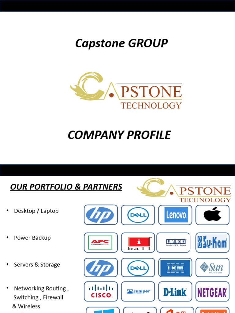 Company Profile Capstone Technology | PDF | Computer Network | Closed ...