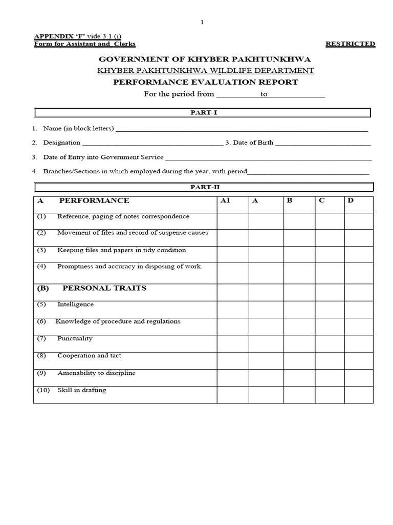 ACR - Form - Assistant - and - Clerks Word | PDF