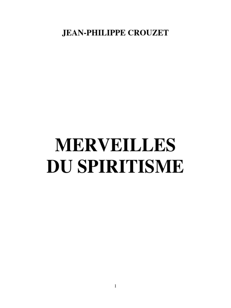 Méthodes de Voyance et Spiritualisme | PDF | Philosophie