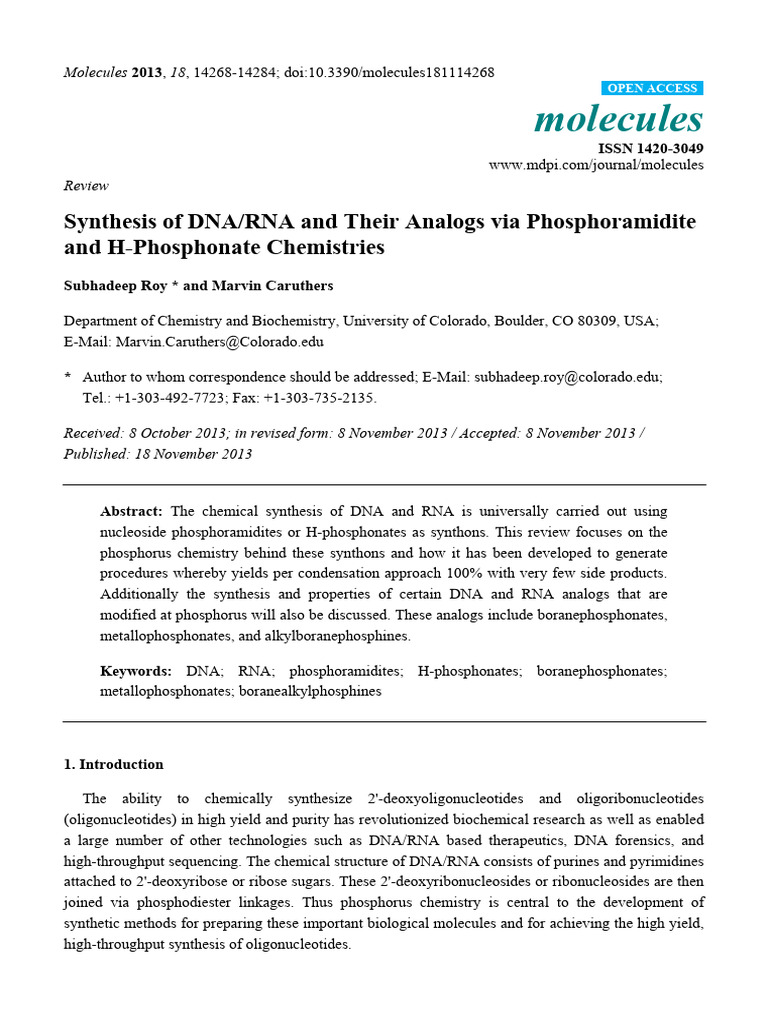 Molecules 18 14268 | PDF
