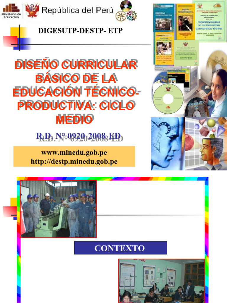 Diseño Ciclo Medio-Cetpro | PDF