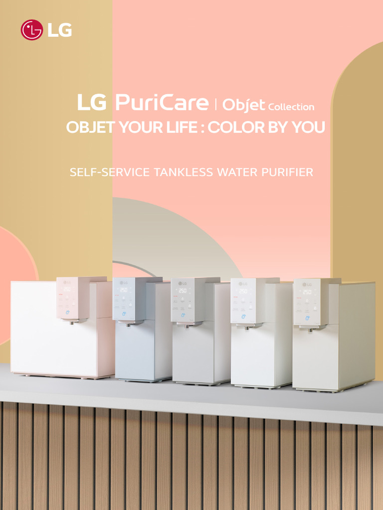 LG Puricare Objet WD518 Digital Brochure | PDF