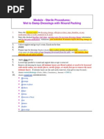Wound Packing Procedure Guidelines | PDF | Wound | Clinical Medicine
