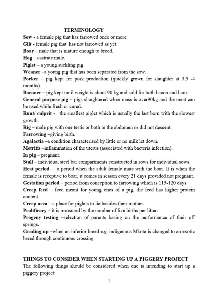 Piggery Eddited | PDF