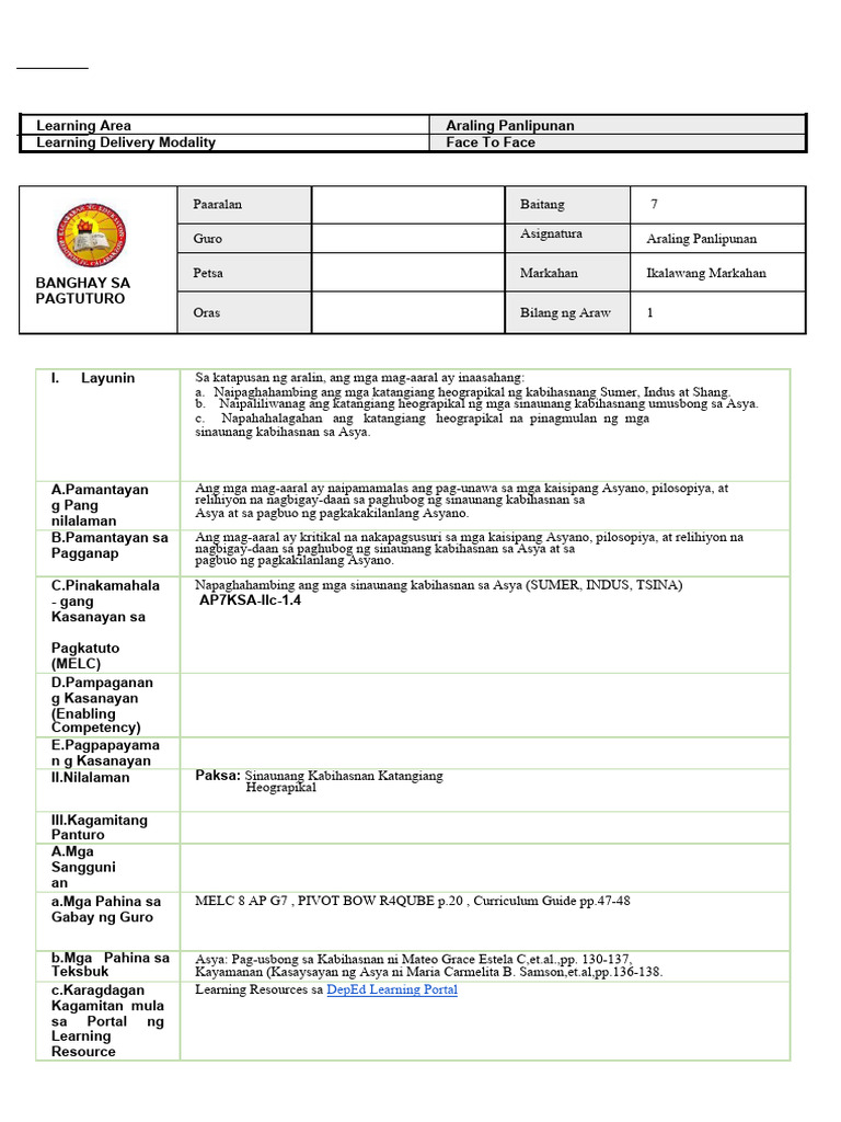 Ap7 Q2 Week2 Day1 | PDF